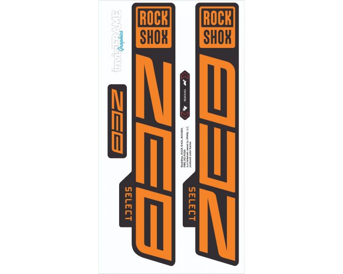 Rockshox Zeb Select 2021 decals – invisiframe